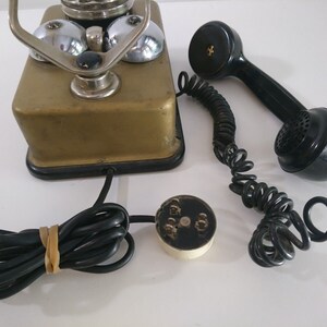 Antique Rotary Dial Telephone STANDARD Budapest Hungary 1920s Please ...