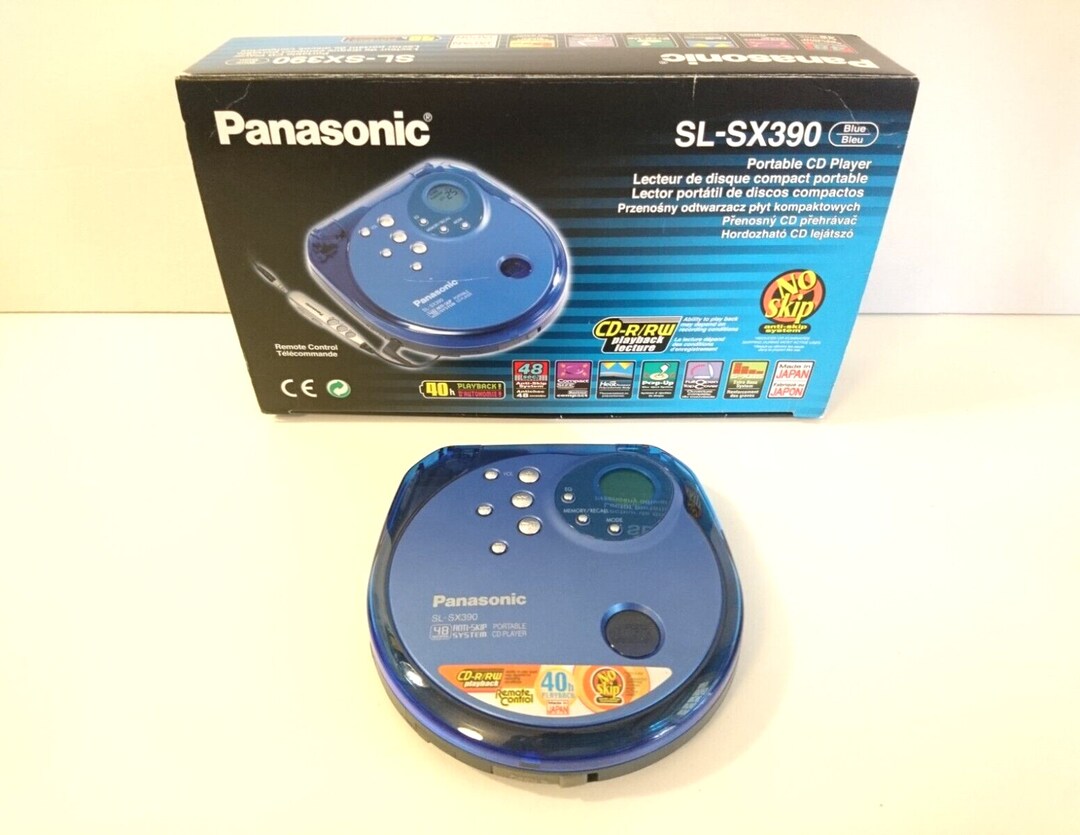 PANASONIC Walkman Portable CD Player Discman, Made in Japan, Working ...