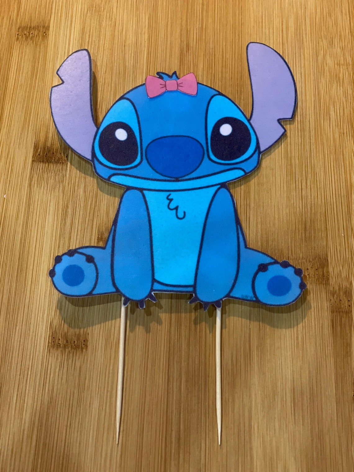 Stitch Disney Edible Cake Topper | Etsy