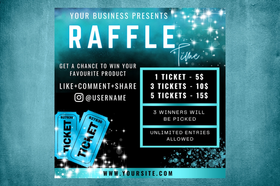 Raffle Flyer Giveaway Flyer Instagram Flyer Flyer Design - Etsy Raffle Flyer Giveaway Flyer Instagram Flyer Flyer Design - Etsy