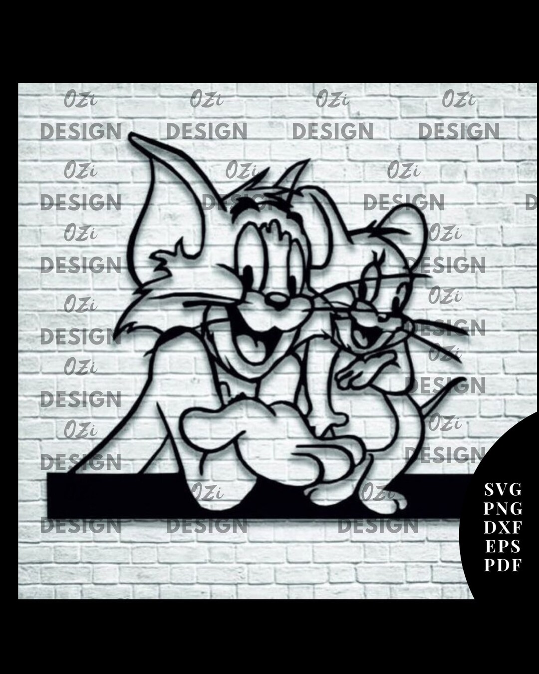 Tom and Jerry Svg/png/dxf/eps Digital Files for Printing - Etsy UK