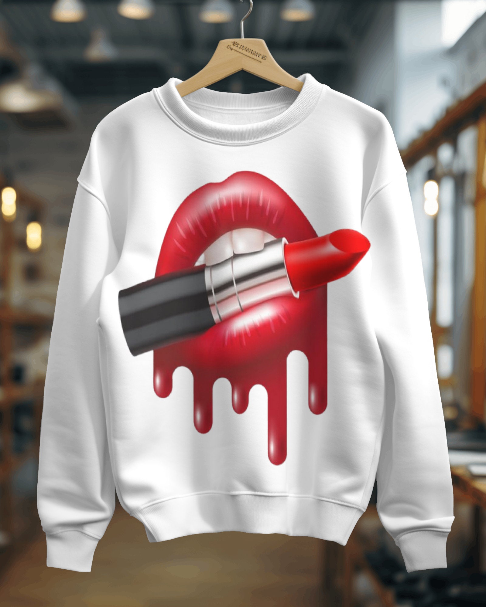 Chic Lipstick Kiss Pattern Digital Files svg/png/pdf DIY Craft ...