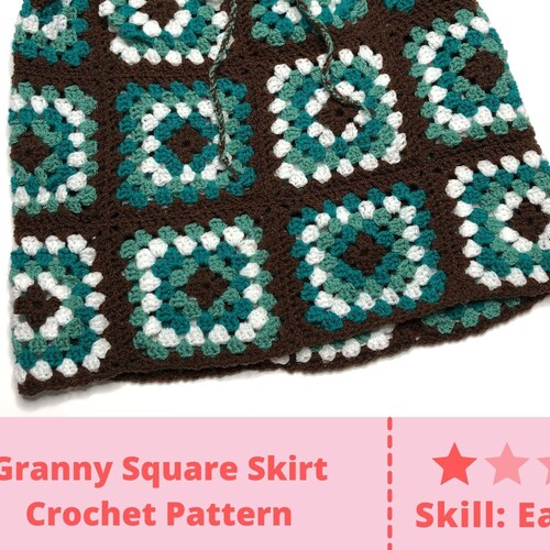 Springbok Granny Square Crochet Pattern - Etsy