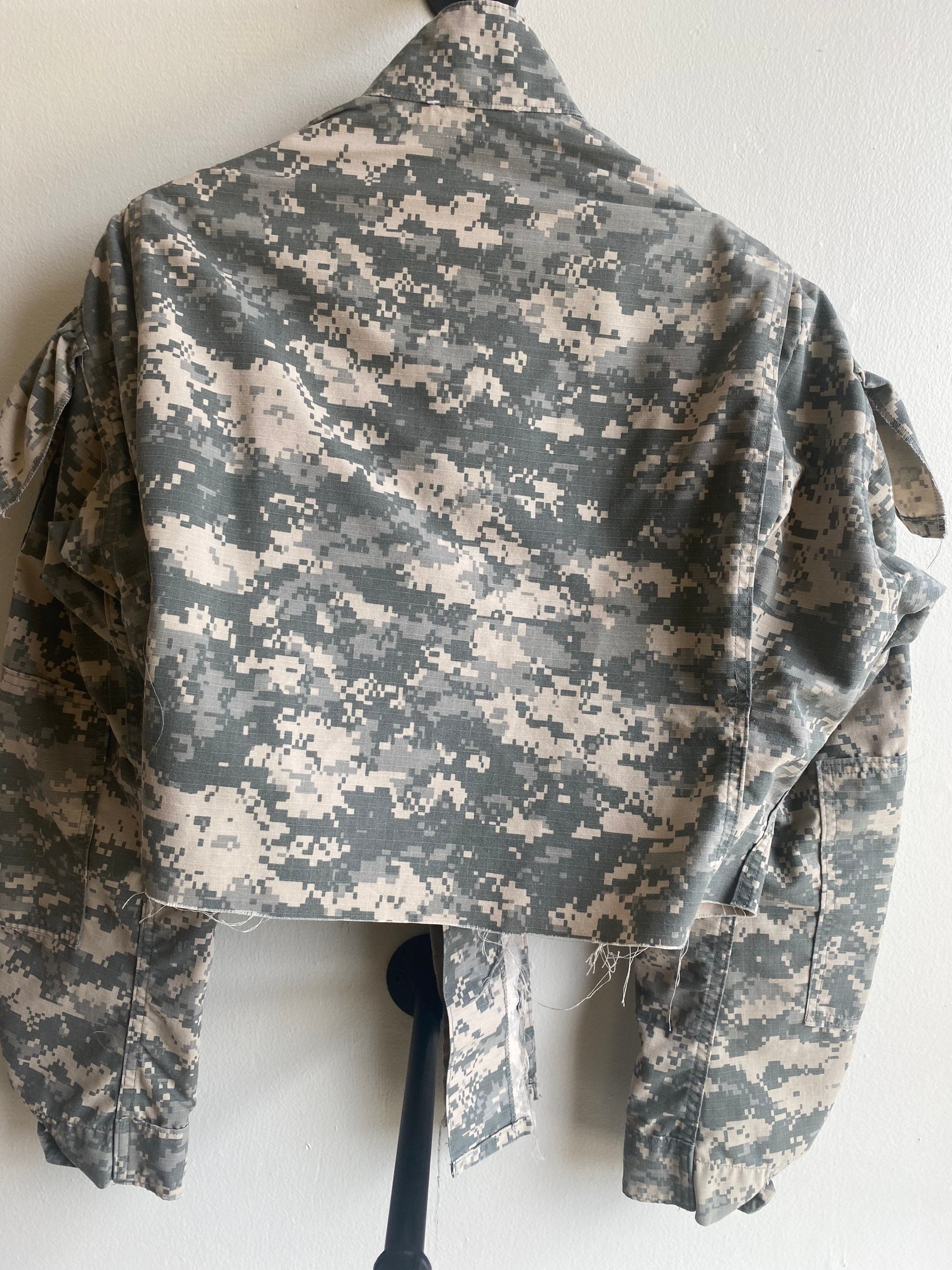 Custom Cropped Camo Jacket - Etsy
