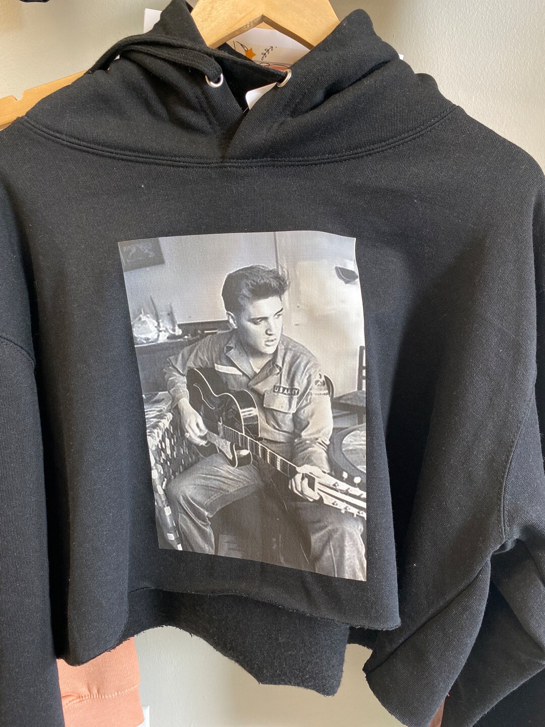 Elvis Presley Custom Celebrity Cropped Hoodie *final Sale* - Etsy