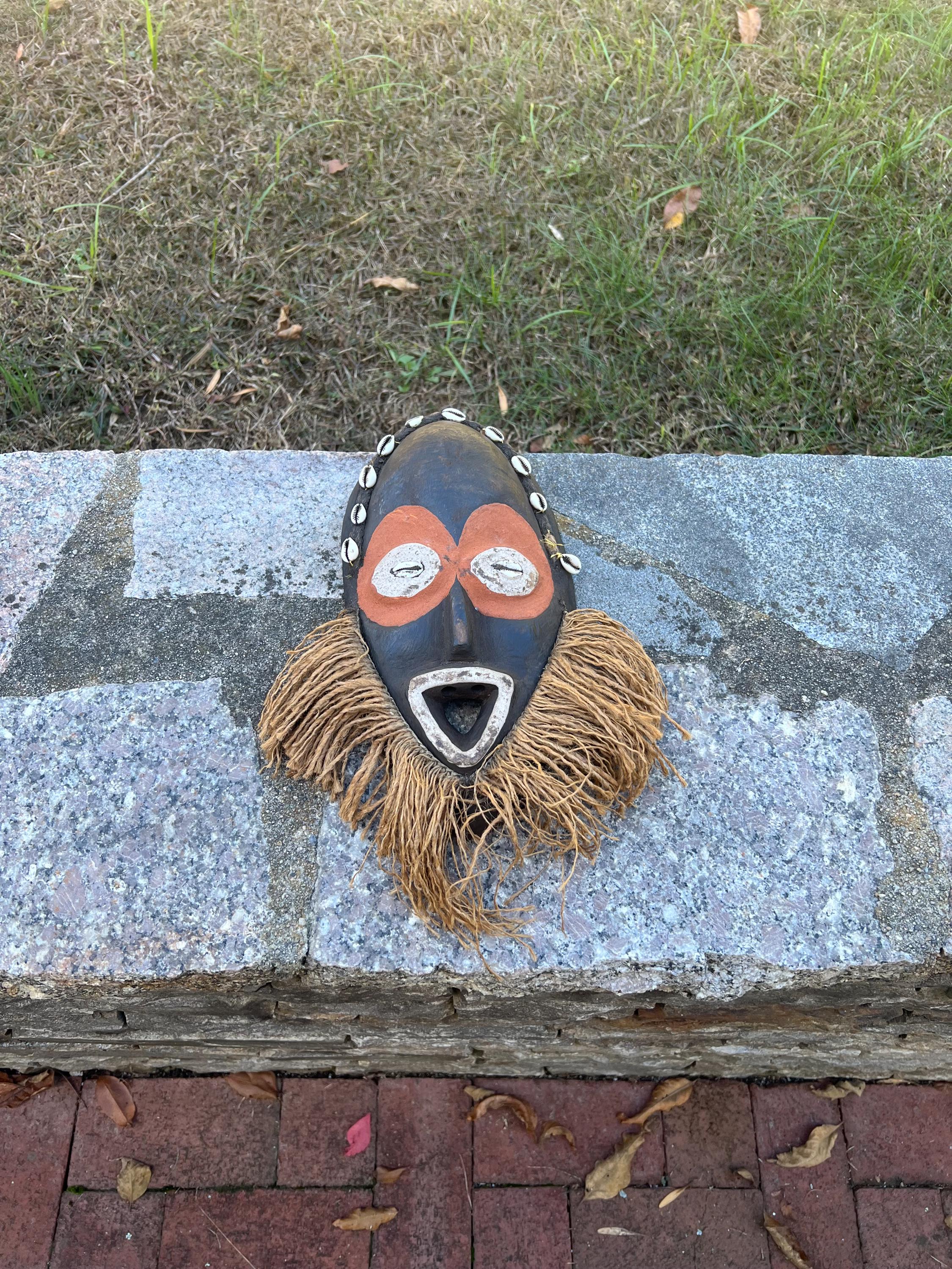 Antique African Dan Mask Ivory Coast, Africa Dan Burnished Wood Mask ...