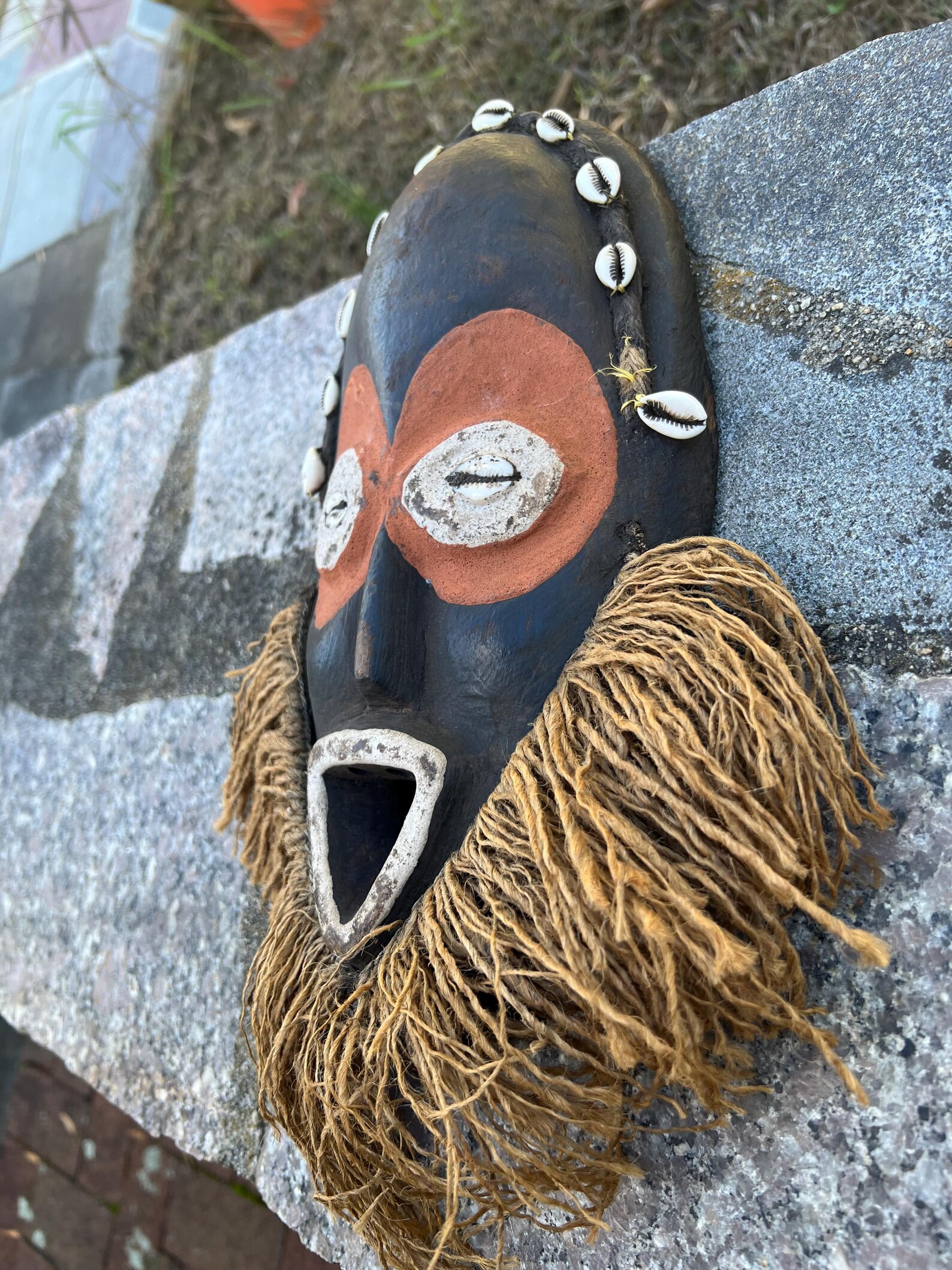 Antique African Dan Mask Ivory Coast, Africa Dan Burnished Wood Mask ...