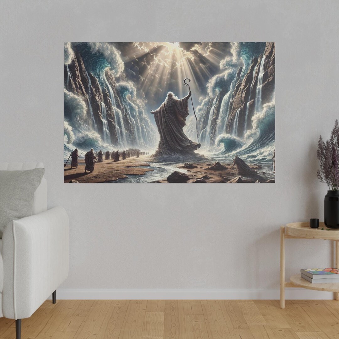 Moses Wall Art, Moses Print, Moses Painting, Canvas Print, Stretched ...