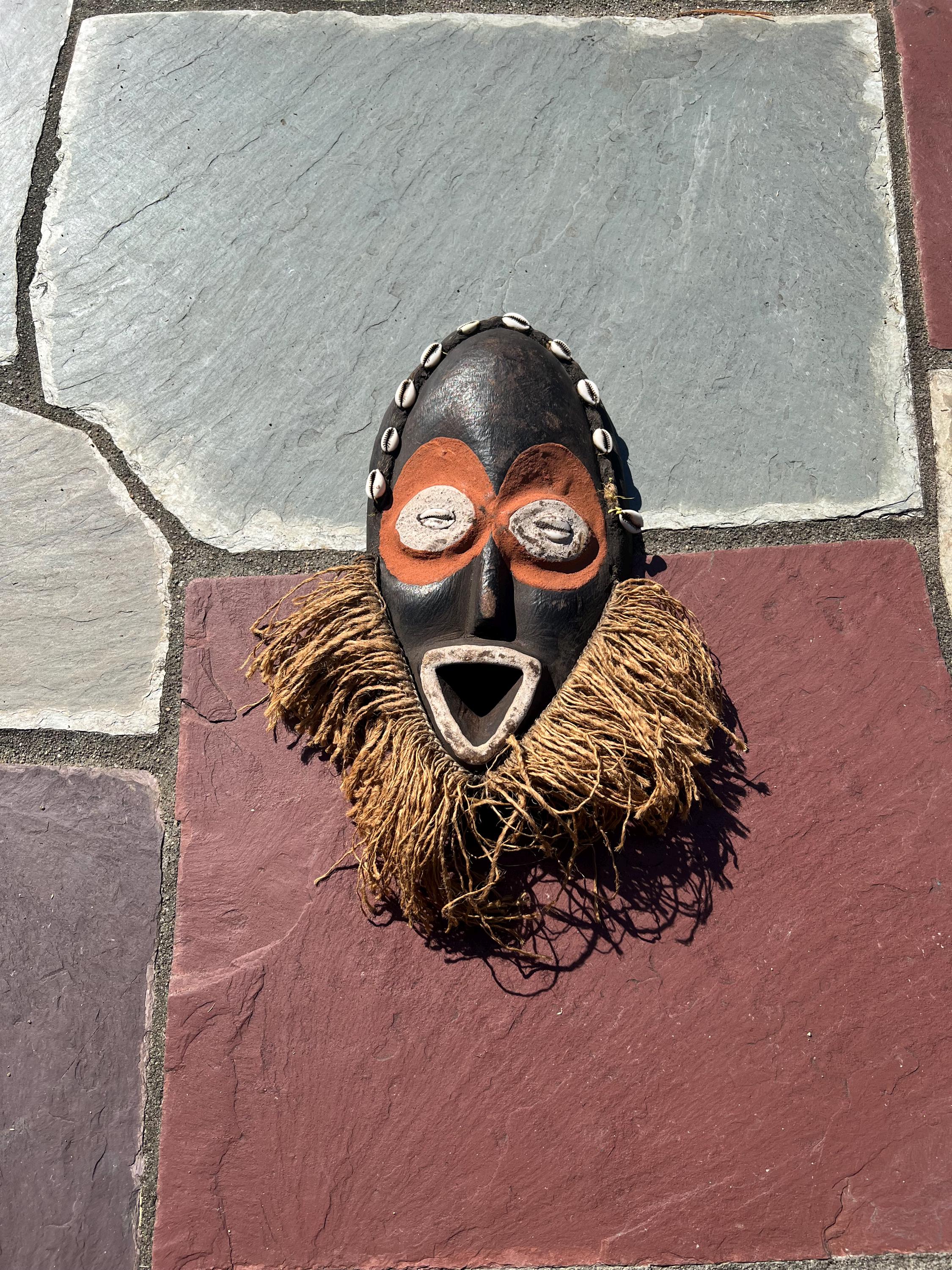 Antique African Dan Mask Ivory Coast, Africa Dan Burnished Wood Mask ...