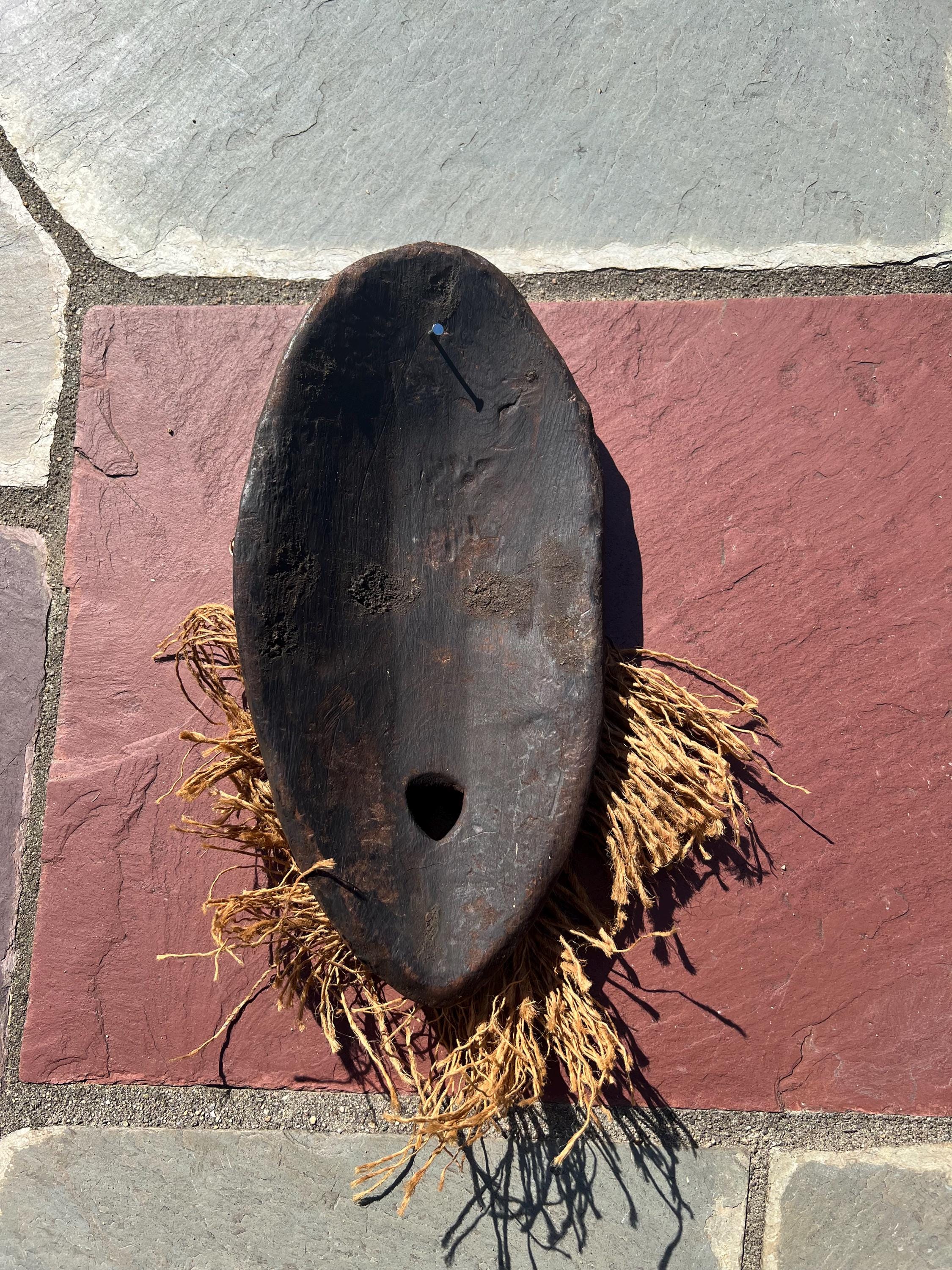 Antique African Dan Mask Ivory Coast, Africa Dan Burnished Wood Mask ...
