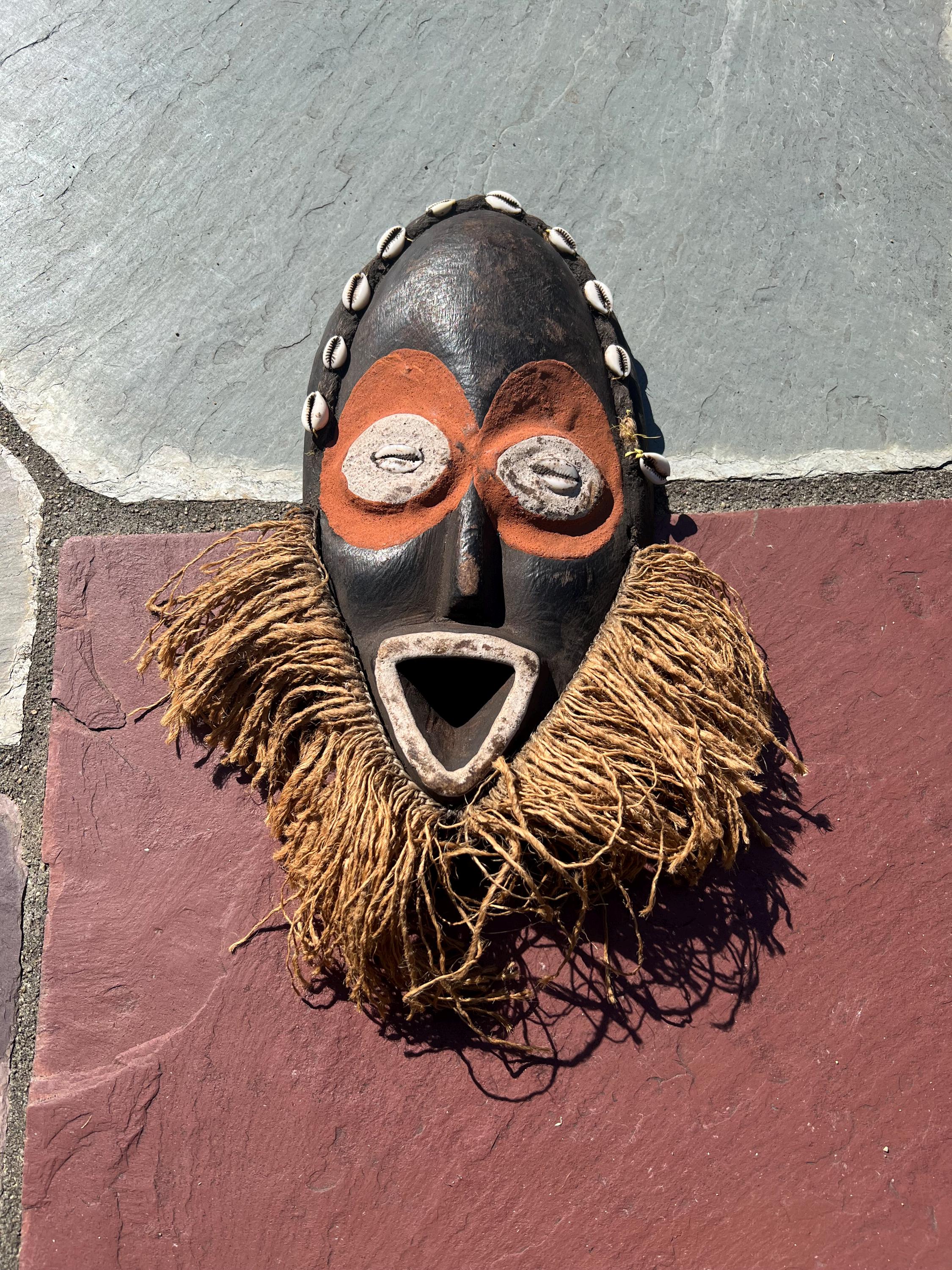 Antique African Dan Mask Ivory Coast, Africa Dan Burnished Wood Mask ...