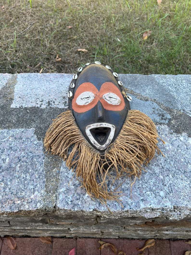 Antique African Dan Mask Ivory Coast, Africa Dan Burnished Wood Mask ...