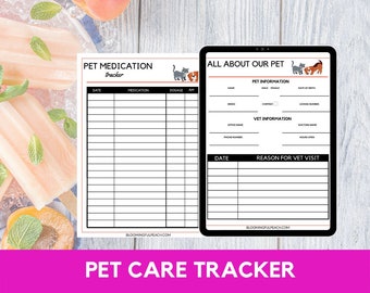 Vet Visit Tracker - Etsy