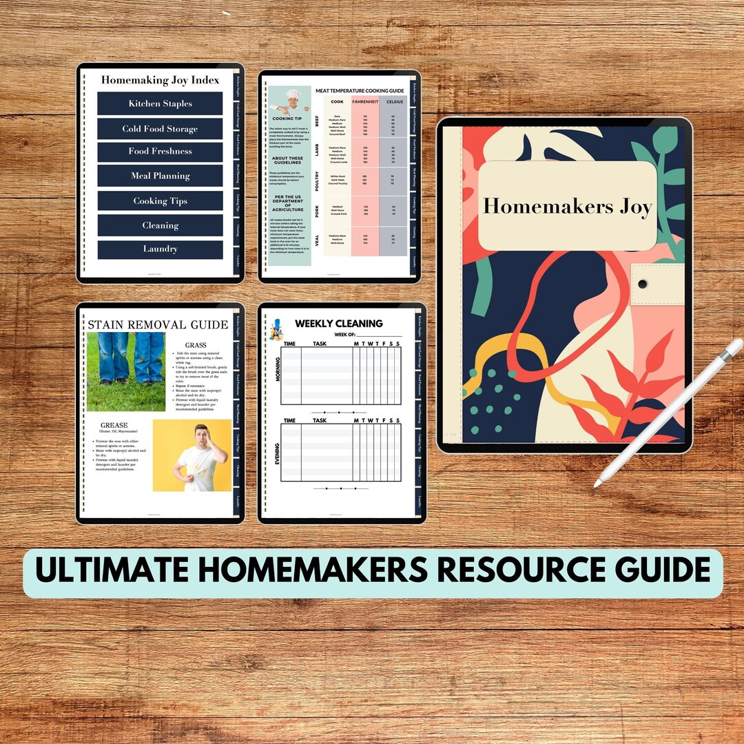Digital Homemaker Planner for Goodnotes - Etsy