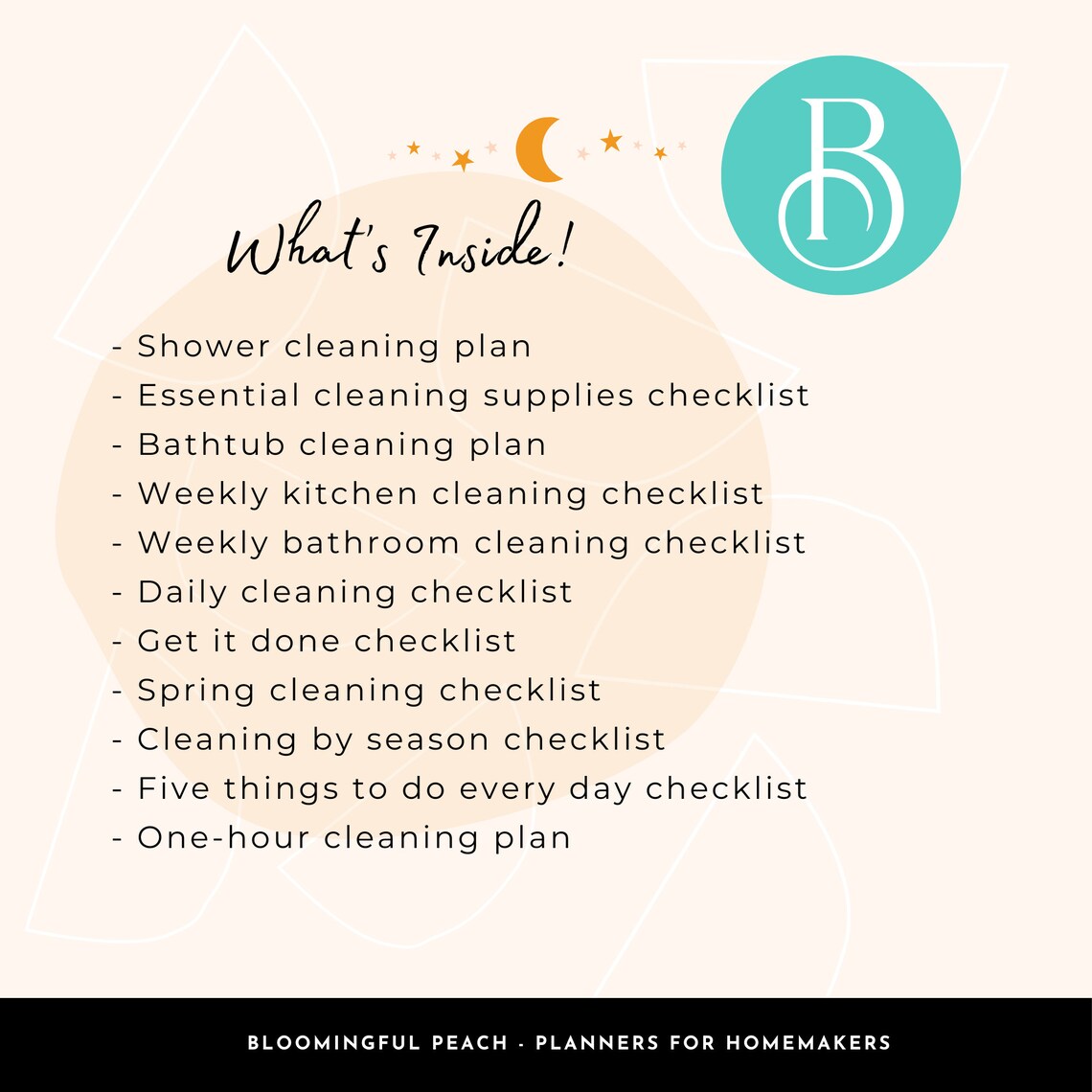 Deep Cleaning Checklist, Weekly Cleaning Checklist, House Cleaning ...