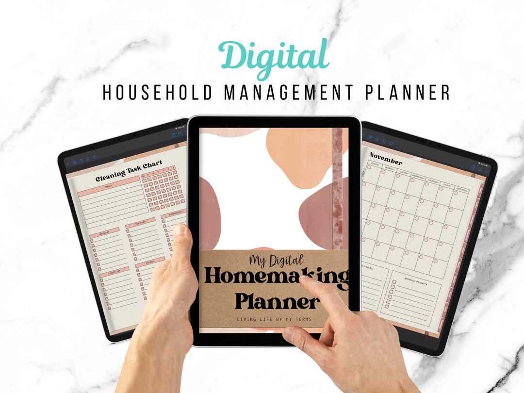 All-in-one Digital Home Management Planner | Family Emergency, Medical ...