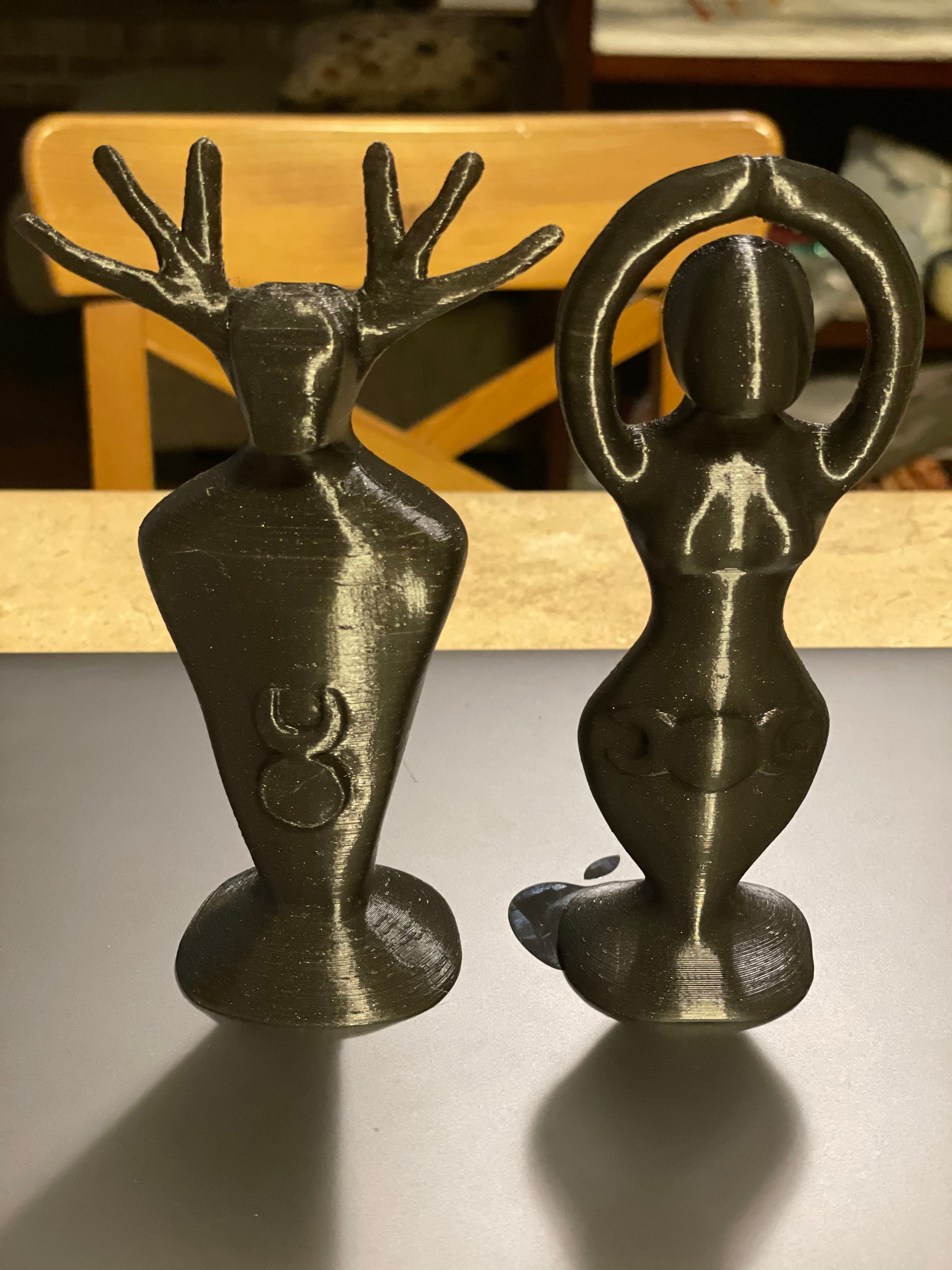 Pagan Wiccan Horned God & Goddess | Etsy