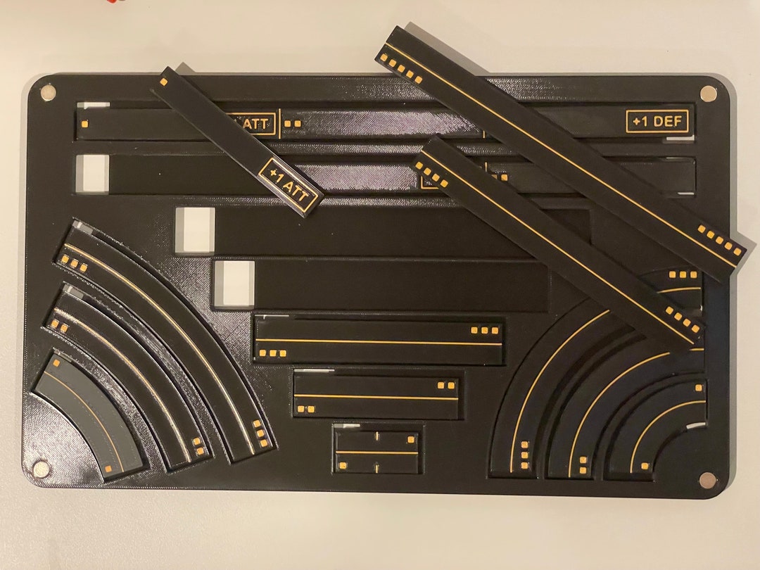 X-wing Template Tray With Templates - Etsy
