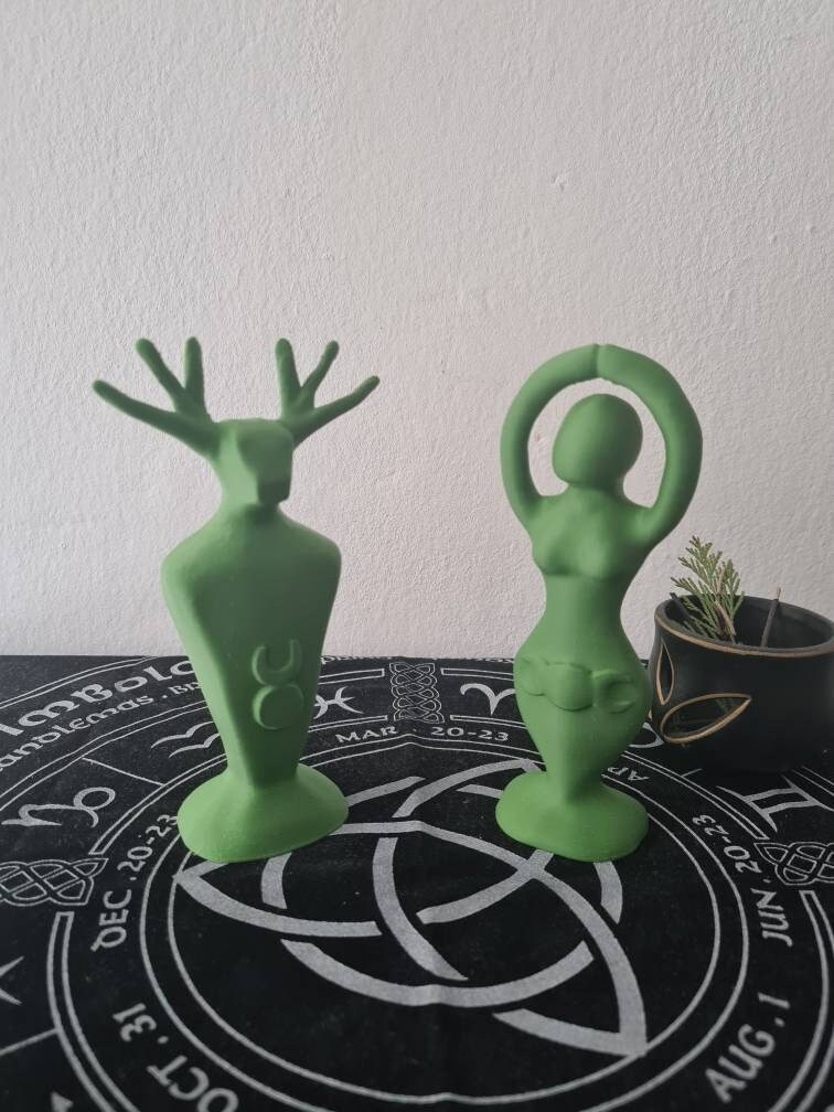 Pagan Wiccan Horned God & Goddess | Etsy