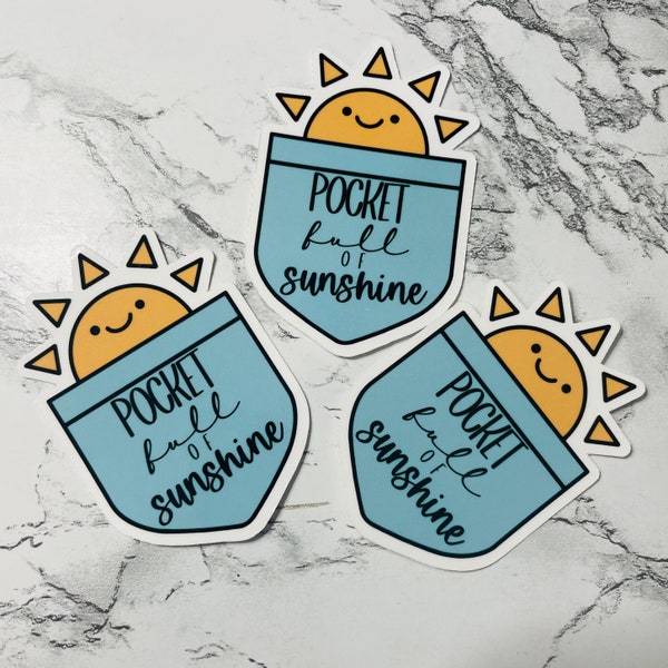 Sunshine Sticker - Etsy