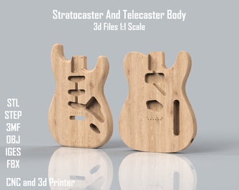 Guitar Cnc Files Telecaster - Etsy