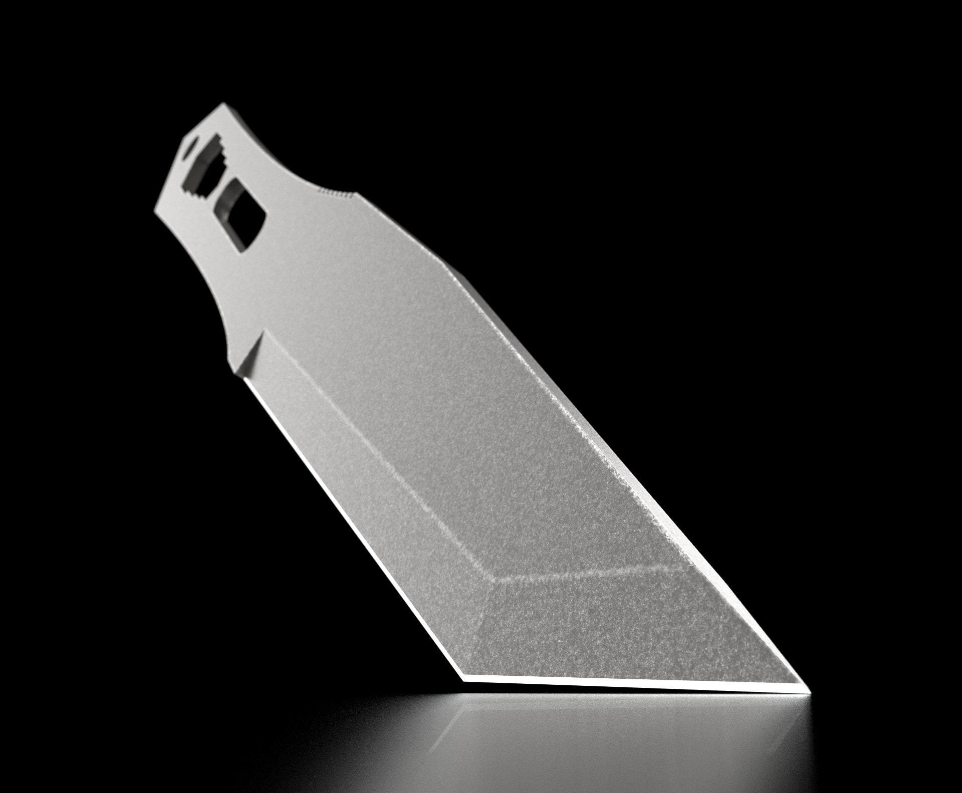 Tactical Knife V1 3D CAD Files Stl Step 3mf Ai Dxf Eps Pdf Svg 1:1 ...