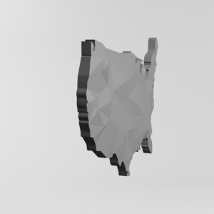 Cnc USA Map. 3d Model of American Map. CNC Files for Wood Stl - Etsy