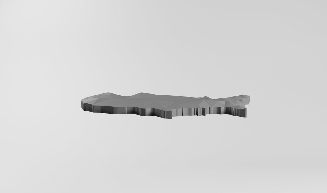 Cnc USA Map. 3d Model of American Map. CNC Files for Wood Stl - Etsy