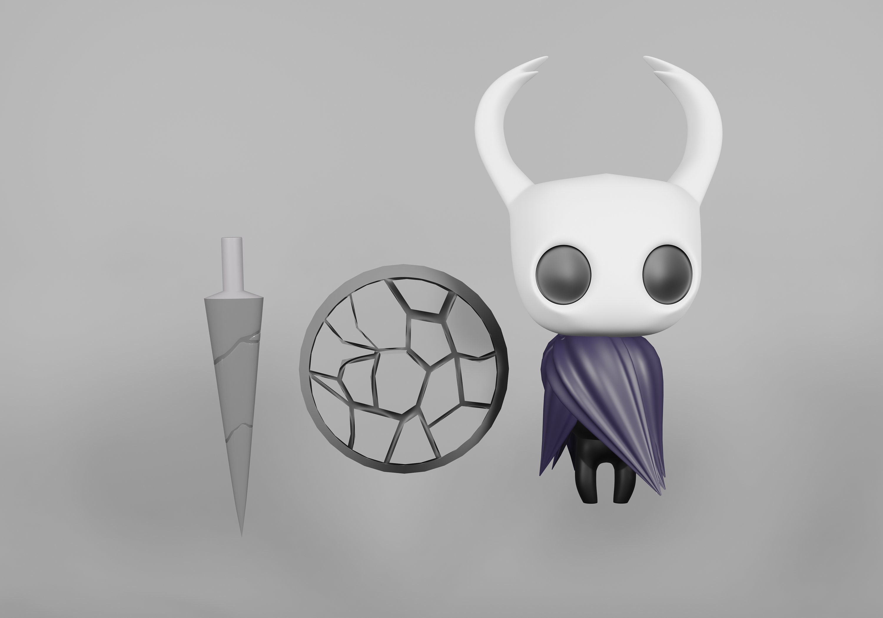 Hollow Knight 3d Printing Digital File Stl3d Modelstl - Etsy Singapore