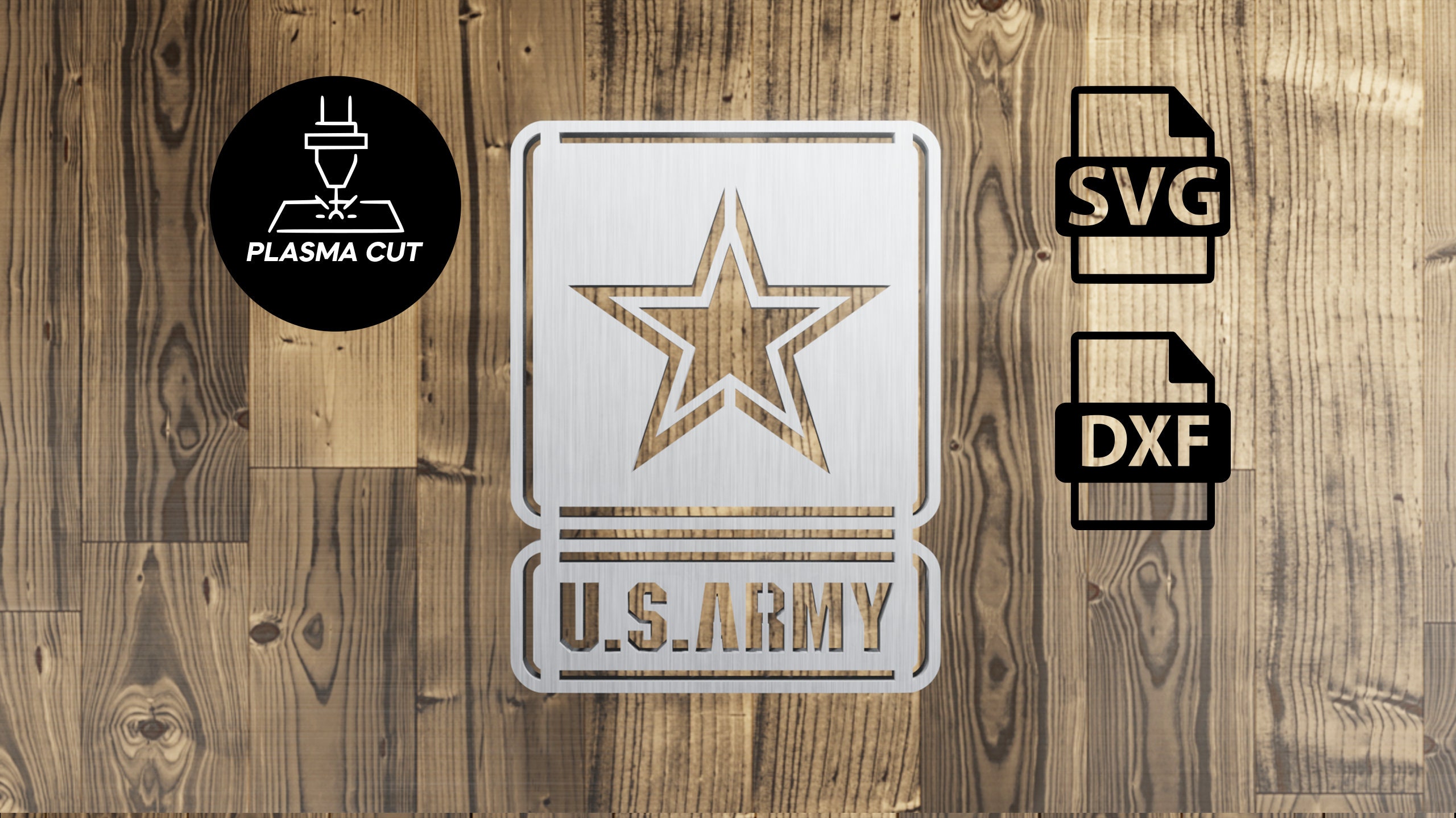 CUT READY USA Army Flagsvgdxfvector Fileplasma - Etsy