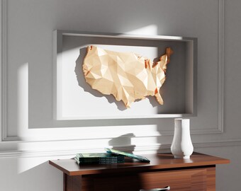 Map of Usa Stl - Etsy