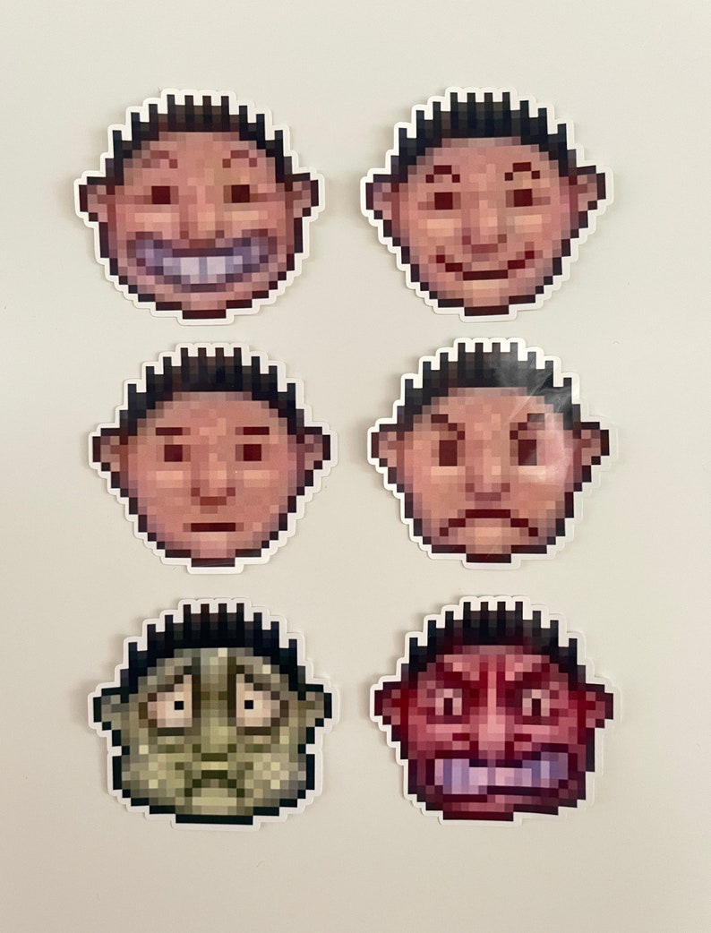 Rollercoaster Tycoon® Stickers | Guest Mood Pack - Etsy