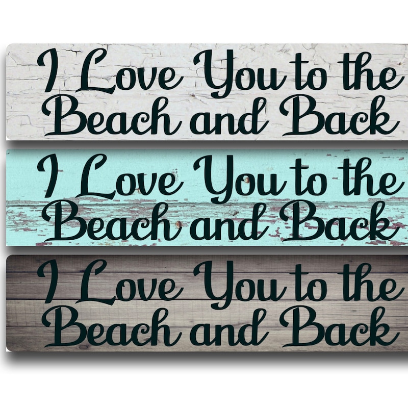 Weathered Beach Sign - Etsy
