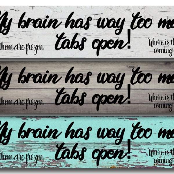 Too Many Tabs Open - Etsy