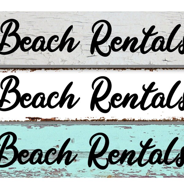 Outdoor Weather Proof Beach Sign - Etsy