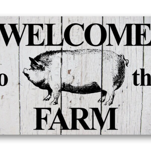 Metal Farm Signs - Etsy