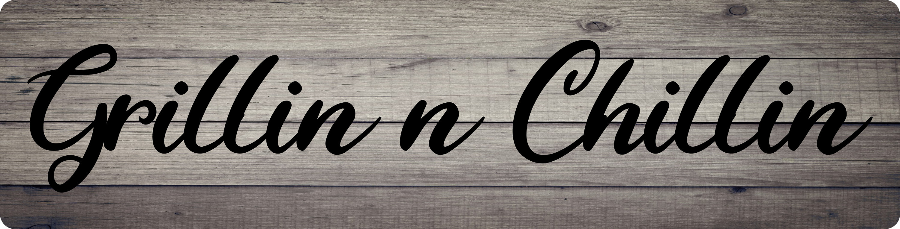Grillin N Chillin You Choose Background Metal Sign - Etsy