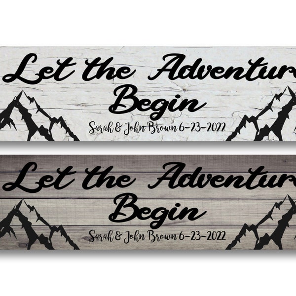 Adventure Metal Sign - Etsy