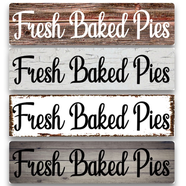 Fresh Baked Pies Sign - Etsy