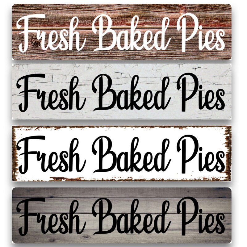 Fresh Baked Pies Sign - Etsy