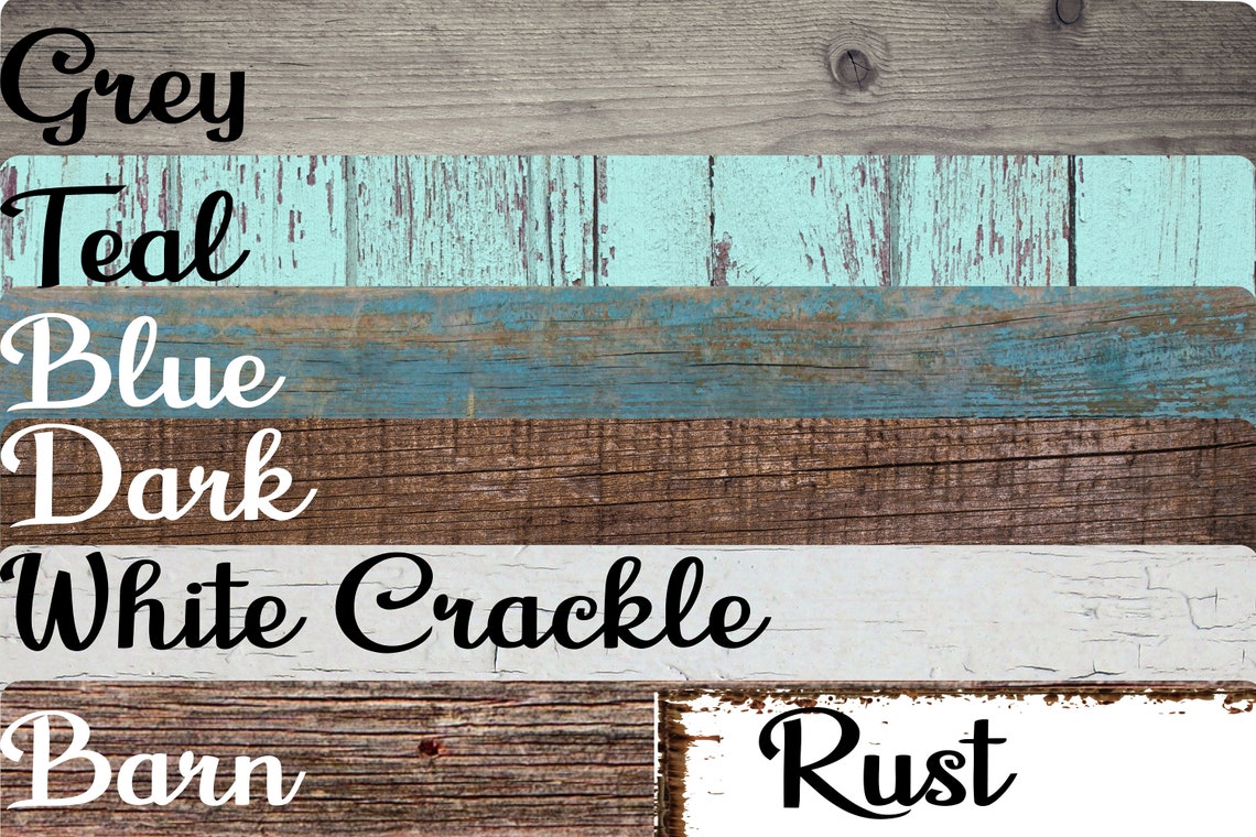 Theater Room Cursive Choose Barn Wood Grey or Rust Look - Etsy