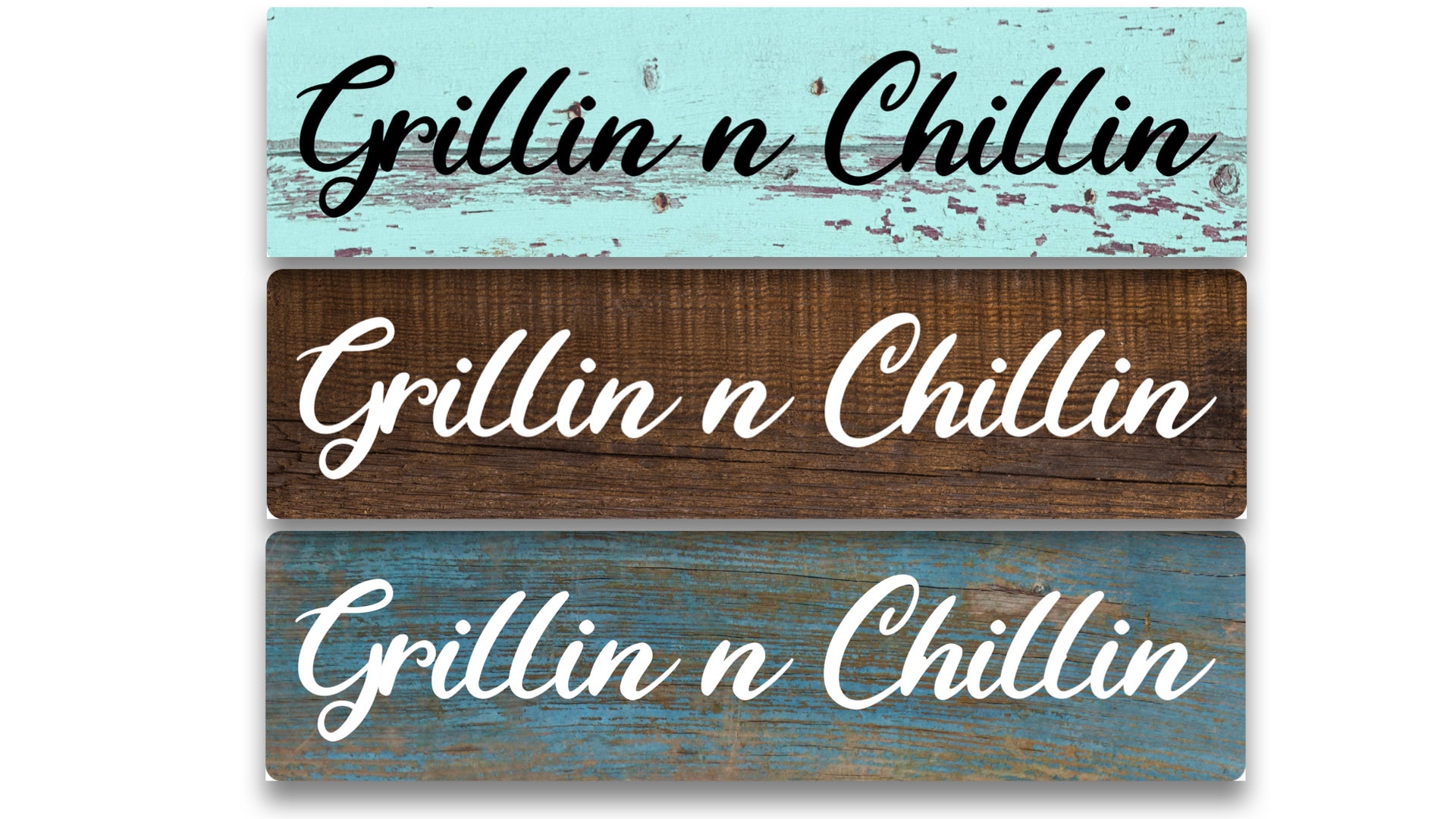 Grillin N Chillin You Choose Background Metal Sign - Etsy