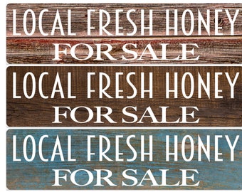 Honey for Sale Sign - Etsy