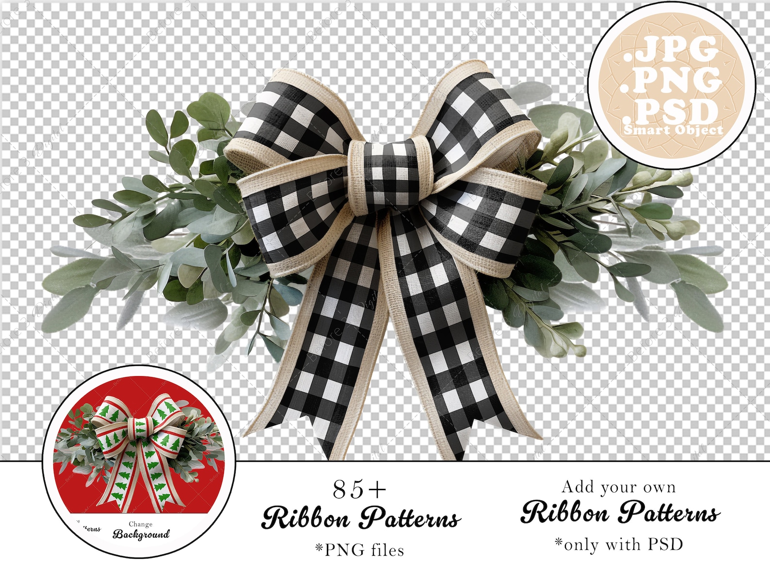 Burlap Bow Mockup, Farmhouse Sign Greenery (digital Download) - Etsy