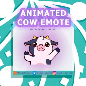 Animated Cow Emote-dance Emote - Etsy