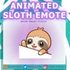 Animated Sloth Emote-lightstick Emote - Etsy