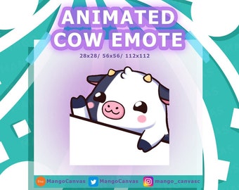 Animated Brown Cow Emote Alert / Dance Emote-alert - Etsy