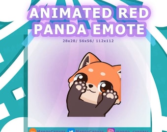 ANIMATED Red Panda Dance Emote Dancing Emote for Twitch Discord Youtube ...