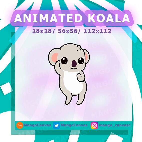 Animated Koala Emote-dancing Koala - Etsy