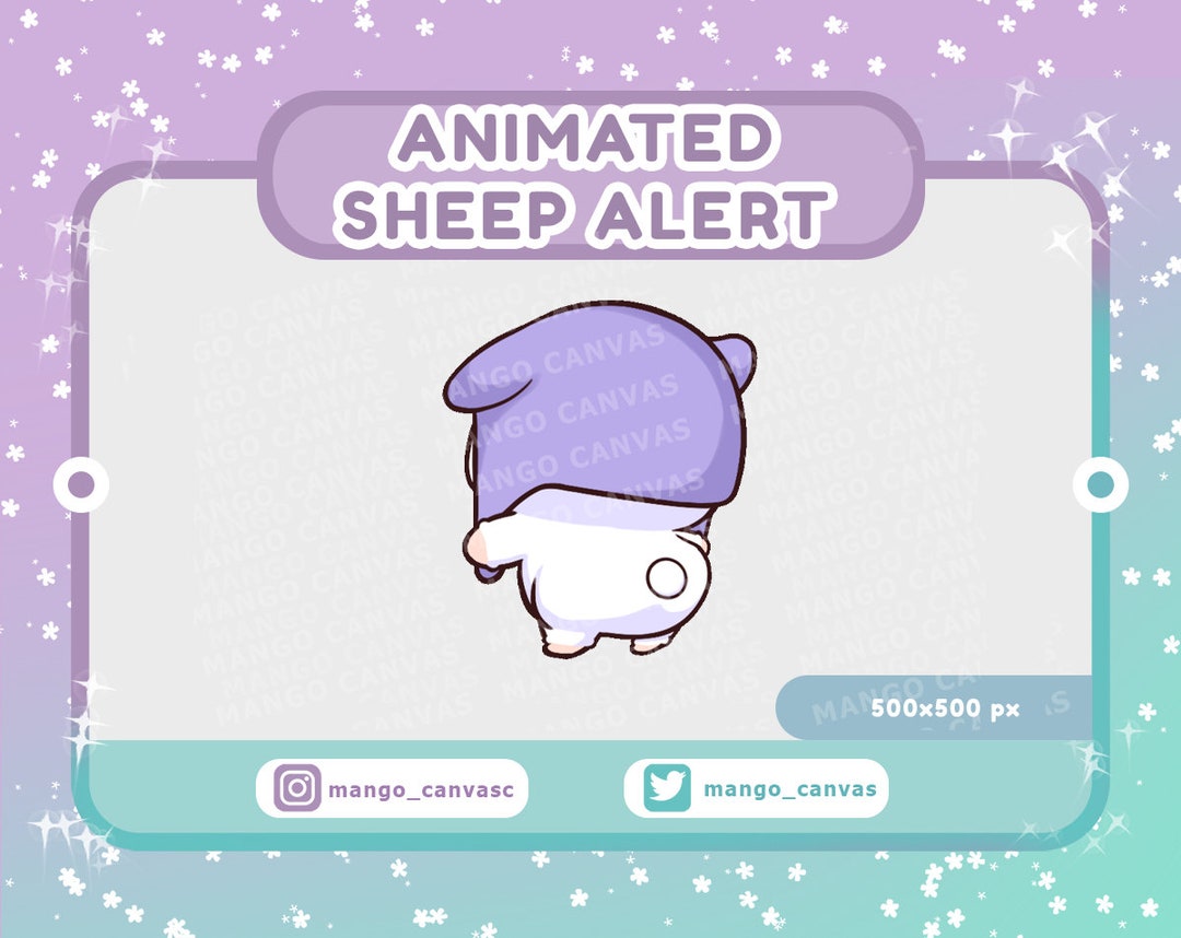 Animated Sheep Alert- Shake Alert - Etsy
